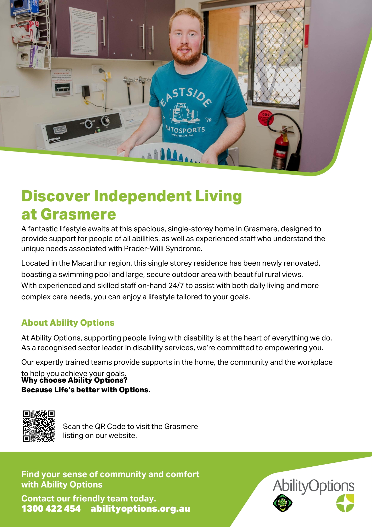 Grasmere Flyer - Ability Options